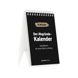 TeNeues Calendars & Stationery Kalender - Alpha Edition - Der Abgr&uuml;nde Kalender 2026 - Wochenkalender mit | Gr.: onesize
