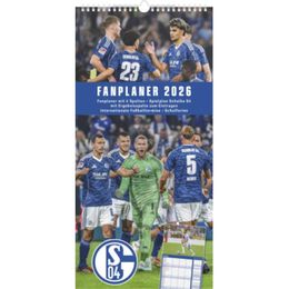 TeNeues Calendars & Stationery Kalender - N Neumann - FC Schalke 04 2026 - Fanplaner 22x45 cm mit 4 Spalten, d | Gr.: onesize