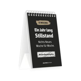 TeNeues Calendars & Stationery Kalender - Alpha Edition - Ein Jahr lang Stillstand 2026 - Tischaufstellkalende | Gr.: onesize