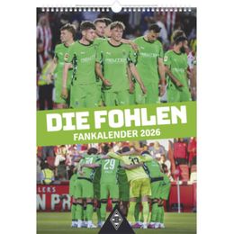 TeNeues Calendars & Stationery Kalender - N Neumann - Borussia M&ouml;nchengladbach 2026 - Wandkalender A3 (30 | Gr.: onesize