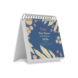 TeNeues Calendars & Stationery Kalender - Flow - Der Slow Down Kalender 2026 - Tischkalender 16x17 cm mit 53 D | Gr.: onesize