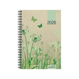 TeNeues Calendars & Stationery Kalender - Zettler Wochenbuch 1W/2S Graspapier 2026 - Wochenkalender 14 &times; | Gr.: onesize