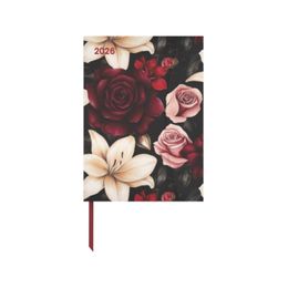 TeNeues Calendars & Stationery Kalender - teNeues - Dark Flowers 2026 - Buchkalender 16x22 cm | Floraler Woche | Gr.: onesize