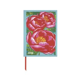TeNeues Calendars & Stationery Kalender - teNeues - Kat Menschik Flowers 2026 - Peonies Buchkalender 16x22 cm | Gr.: onesize