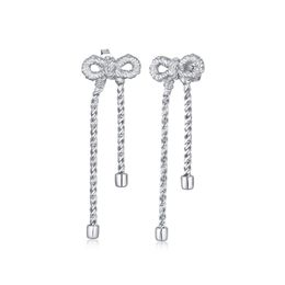 Elli Ohrringe 925 Sterling Silber Schleife in Silber | Gr.: onesize