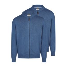 Redmond Strickjacke Basic in Blau | Gr.: XL