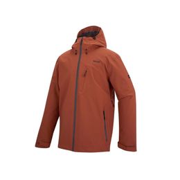 Regatta Outdoorjacke / Regenjacke Oklarna Wasserdicht mit Kapuze in Brick | Gr.: 3XL