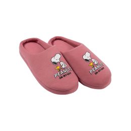 The Peanuts Snoopy Hausschuhe Woodstock Puschen Slipper Pantoffeln in rosa | Gr.: 41/42
