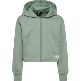 Hummel Rei&szlig;verschluss Kapuzenpullover Hmlzippi M&auml;dchen in LILY-PAD | Gr.: 140