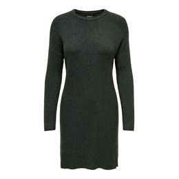 Only Strickkleid in Dark Grey Melange | Gr.: XL