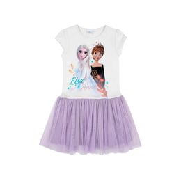 Die Eisk&ouml;nigin Disney Die Eisk&ouml;nigin Anna und Elsa Kleid in wei&szlig; | Gr.: 116
