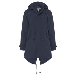 BMS Damenmantel aus Softshell in marine HafenCity Coat | Gr.: 48