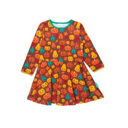 Toby tiger Skater Kleid mit K&uuml;rbis Print in orange | Gr.: 92