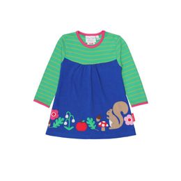Toby tiger Kleid mit Wald Applikationen in blau | Gr.: 104