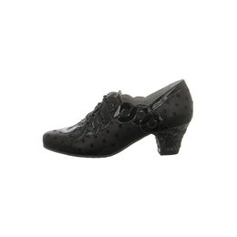 SIMEN Schn&uuml;rpumps in Schwarz | Gr.: 38