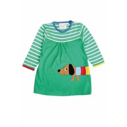 Toby tiger Jerseykleid mit Hunde Applikation in gr&uuml;n | Gr.: 86