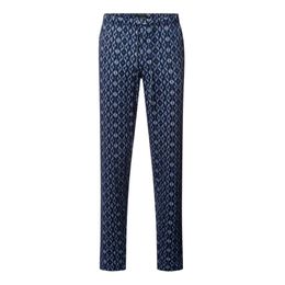 Hanro Pyjamahose Night & Day in blue diamonds | Gr.: M