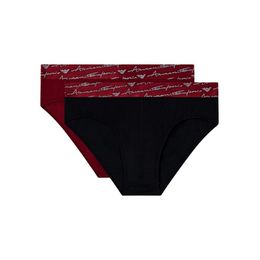 Emporio Armani 2er Pack Brief in Rot | Gr.: L