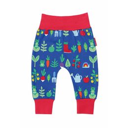 Toby tiger Hose mit Garten Print in blau | Gr.: 80