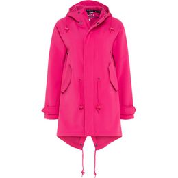 BMS Damenmantel aus SoftShell in pink - HafenCity Coat | Gr.: 38