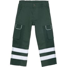 Minymo Kinder Arbeitshose "Worker Pants" in Gr&uuml;n | Gr.: 98