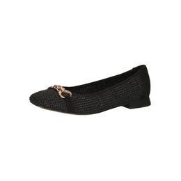 Caprice Ballerinas in Schwarz/Gold | Gr.: 36