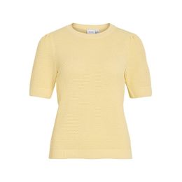 Vila Strickoberteil in Pastel Yellow | Gr.: XS