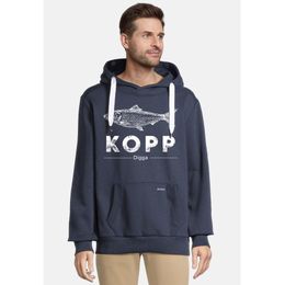Salzhaut Hoodie HEFF - FISCHKOPP in Navy | Gr.: L
