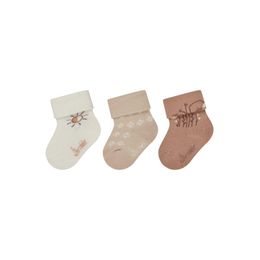 Sterntaler Baby Socken 3er-Pack Sonne in ecru | Gr.: 18