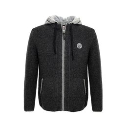 Spieth & Wensky Spieth & Wensky Strickjacke ECHO in dunkelgrau | Gr.: 4XL