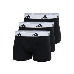 Adidas Boxershort 3er Pack in Schwarz/Wei&szlig; | Gr.: S