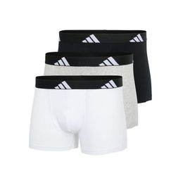 Adidas Boxershort 3er Pack in Schwarz/Wei&szlig;/Grau | Gr.: L