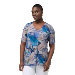 Ulla Popken Shirt in dunkles saphir | Gr.: 58-60
