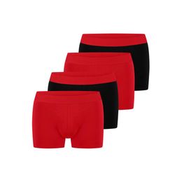 Bruno Banani Retro Short / Pant Flowing in Rot / schwarz | Gr.: XXL
