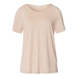 Hanro T-Shirt Natural Elegance in toffee melange | Gr.: XL