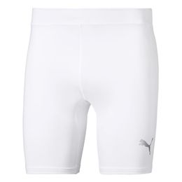 Puma Leggings "LIGA Baselayer Short Tight" in Wei&szlig; | Gr.: S