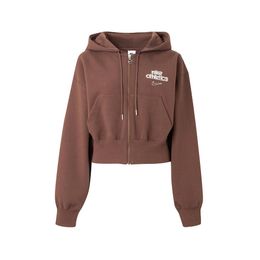 Nike Sportswear Zip-Up Hoodie 'PHNX FLC' female Brown size S