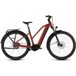 Cube Touring Hybrid Comfort SLX 800 Wh E-Bike Trapeze 28" chilli'n'chrome 58 cm | Dienstrad-Leasing m&ouml;glich