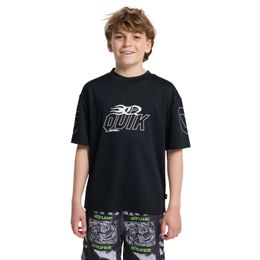 T-Shirt Quiksilver "Mercury Americana", Jungen, Gr. 10, schwarz, Obermaterial: 100% Microfaser;, Shirts T-Shirt