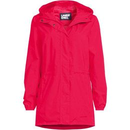 LANDS' END Wasserdichte Regenjacke SQUALL mit Packfach, Damen,  Pink, Polyester, by Lands' End