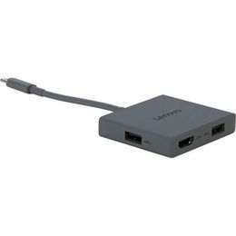 Lenovo USB-C 4 in 1 travel hub Gen2 Schwarz