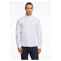 Businesshemd LINDBERGH "Oxford-Hemd Slim Fit", Herren, Gr. XXL, Normalgr&ouml;&szlig;en, wei&szlig;, Obermaterial: 97% Baumwolle, 3% Elasthan, Hemden