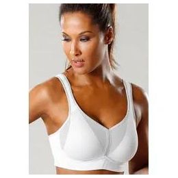 Sport-BH Anita ACTIVE "Air Control Deltapad", Damen, Gr. 75, Cup C, wei&szlig;, Netz, Obermaterial: 49% Polyamid, 39% Polyester, 12% Elasthan, Mesh, Netz, durchscheinend, matt, unifarben, Basic, regular fit, BHs Sport-BH, doppellagige Cups, gepolsterte Tr&auml;ger, mit Print, feminin, weich, Topseller