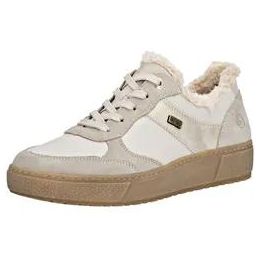 Sneaker Remonte "Remonte Sneaker Glattleder", Damen, Gr. 40, beige, Glattleder, Schuhe Sneaker