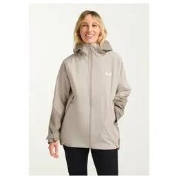 Funktionsjacke Jack Wolfskin "UNBOUND ADVENTURE 2L JKT W", Damen, Gr. S (36), beige (palesand), Obermaterial: 100% Polyester. Futter: 100% Polyester, Jacken Funktionsjacke