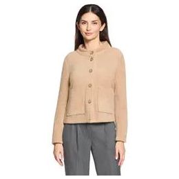 Jackenblazer Betty Barclay "Damen mit Kn&ouml;pfen", Damen, Gr. 44, braun (beige), Obermaterial: 55% Polyester, 45% Polyamid, normal normal, Blazer