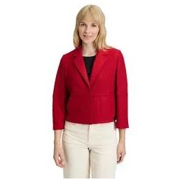 Jackenblazer Betty Barclay "Damen mit Reverskragen", Damen, Gr. 48, gr&uuml;n (rot), Flanell, Obermaterial: 60% Viskose, 40% Wolle, l&auml;ssig geschnitten normal, Blazer