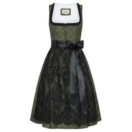 N&uuml;bler Dirndl N&Uuml;BLER "Midi Dirndl Leo", Damen, Gr. 34, EURO, gr&uuml;n, Obermaterial: 100% Viskose CV., Kleider