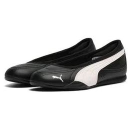 Ballerina Puma "Catch Soleil Ballerinas Damen", Damen, Gr. 35,5, schwarz jasmine flower pink, Obermaterial: Textil, Synthetik, Leder. Futter: Textil. Innensohle: Textil. Laufsohle: Gummi, Schuhe Ballerina