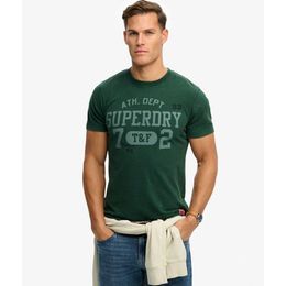 Superdry Herren Vintage Prep T-shirt in Lockerer Passform Green - Gr&ouml;&szlig;e: Xxxl 104040550330627E120
